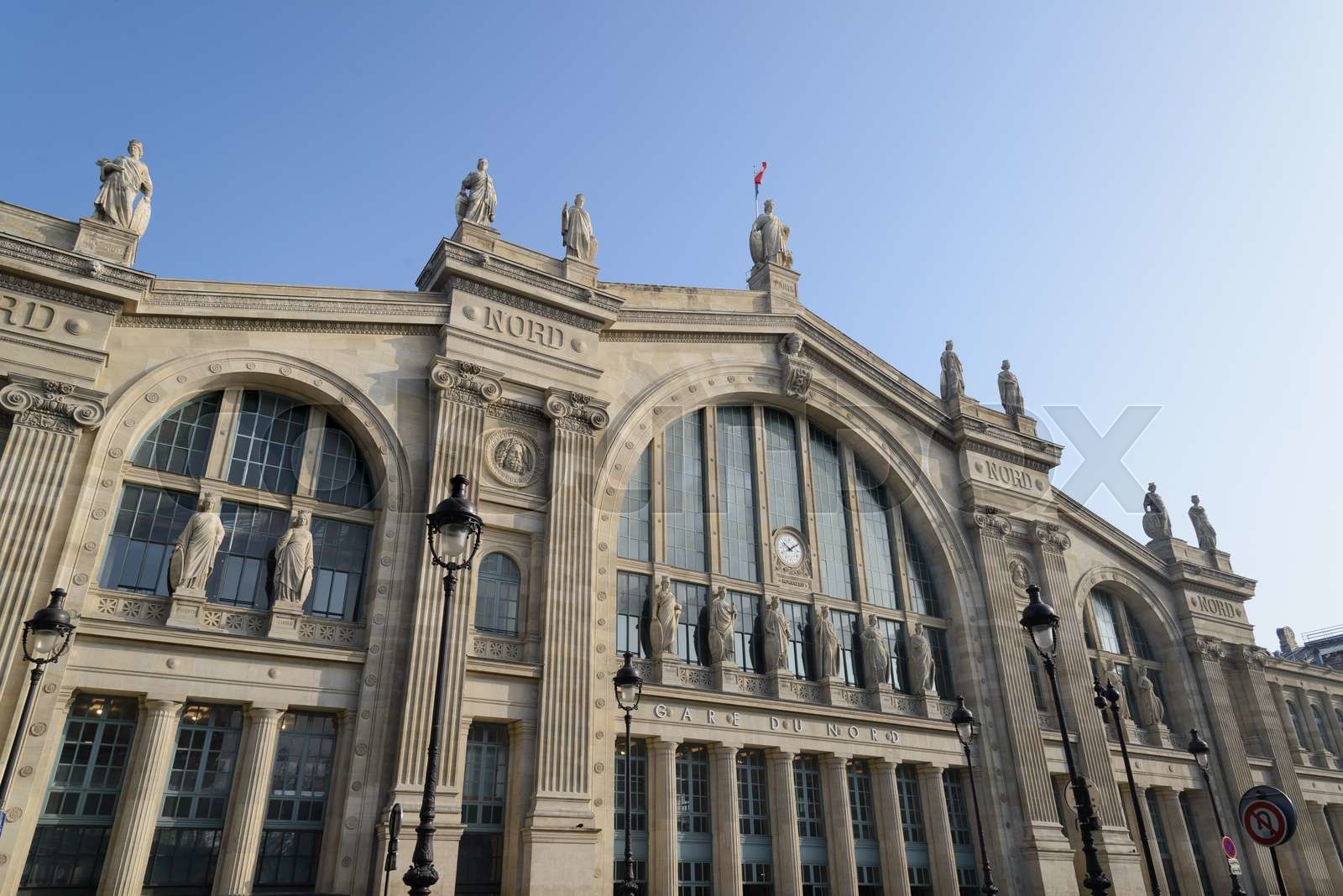 Gare du Nord railway station in Paris | Stock image | Colourbox