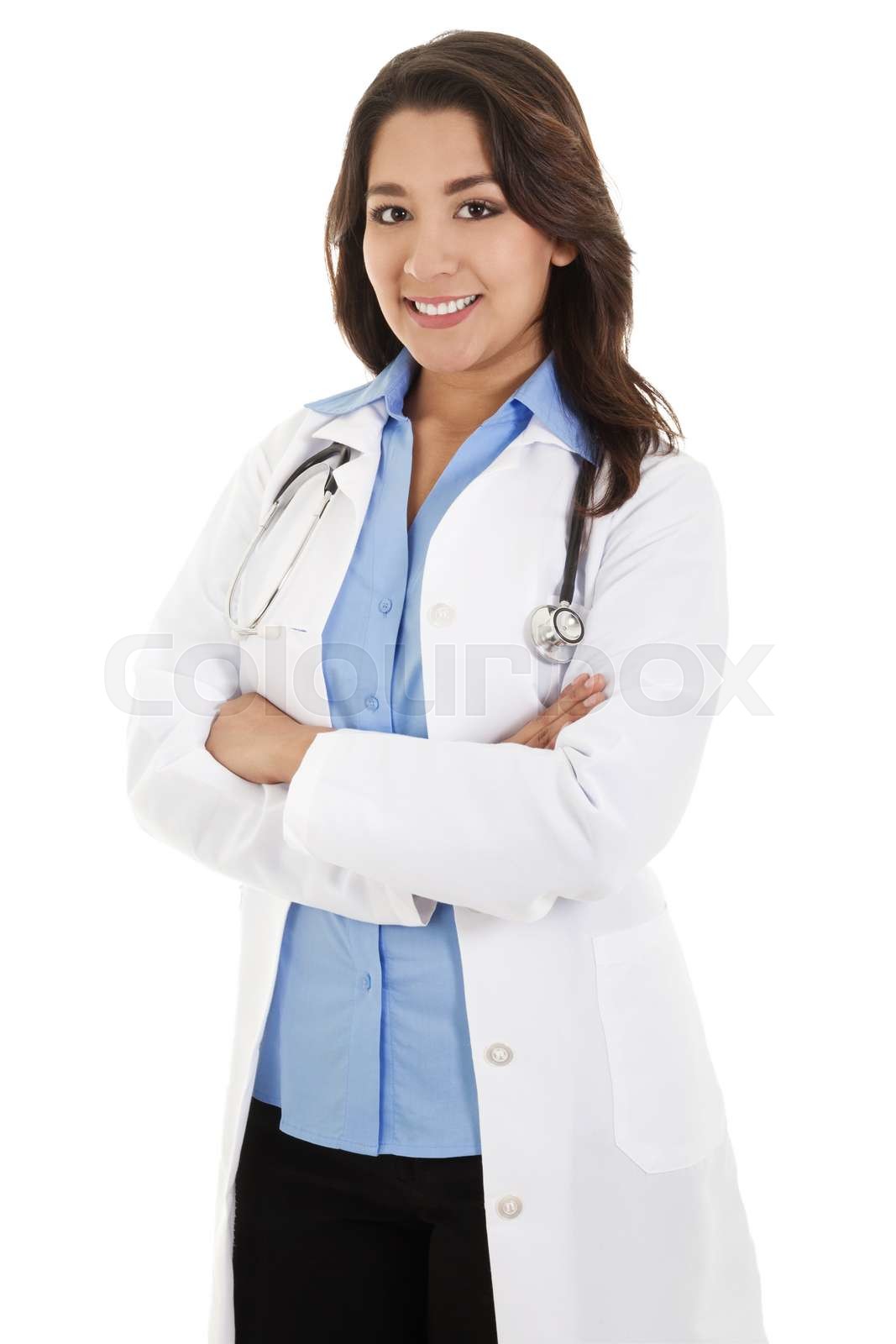 Female healthcare worker | Stock image | Colourbox
