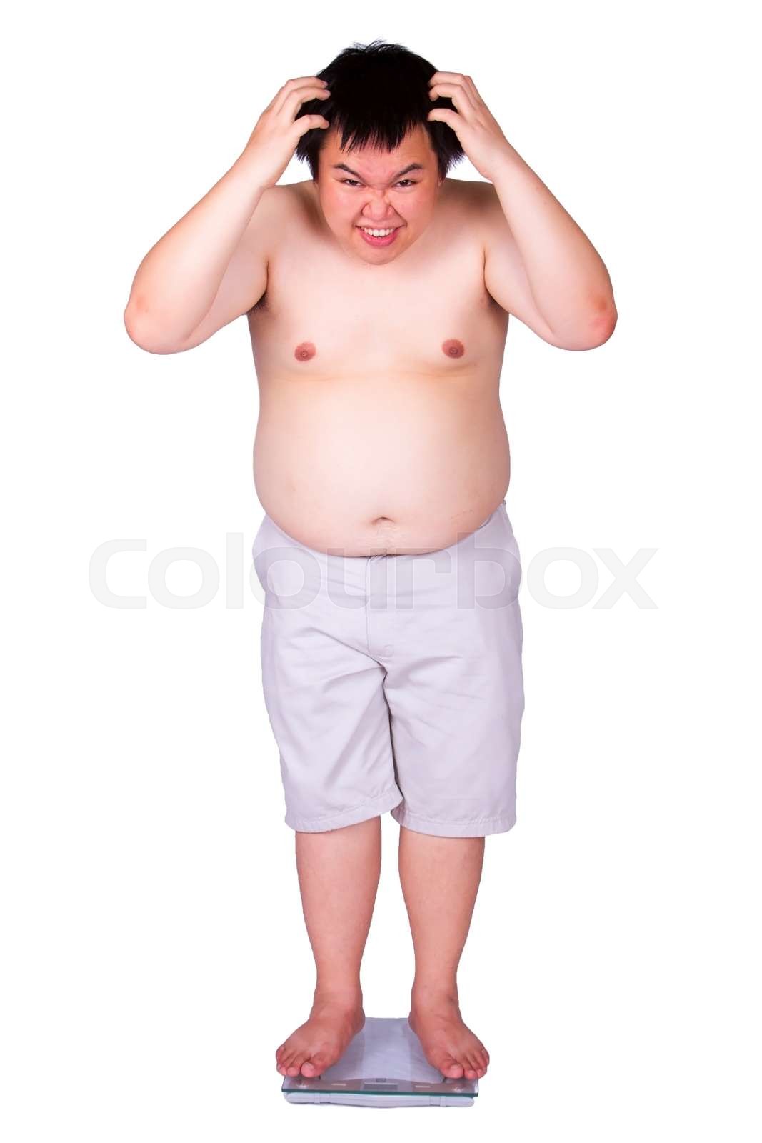 tyk, mand, fedme | Stock foto | Colourbox