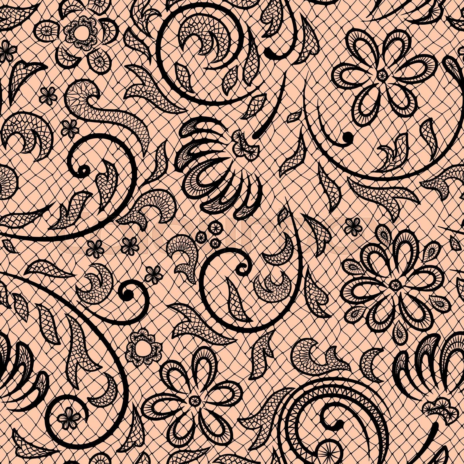 Lace pattern | Stock vector | Colourbox