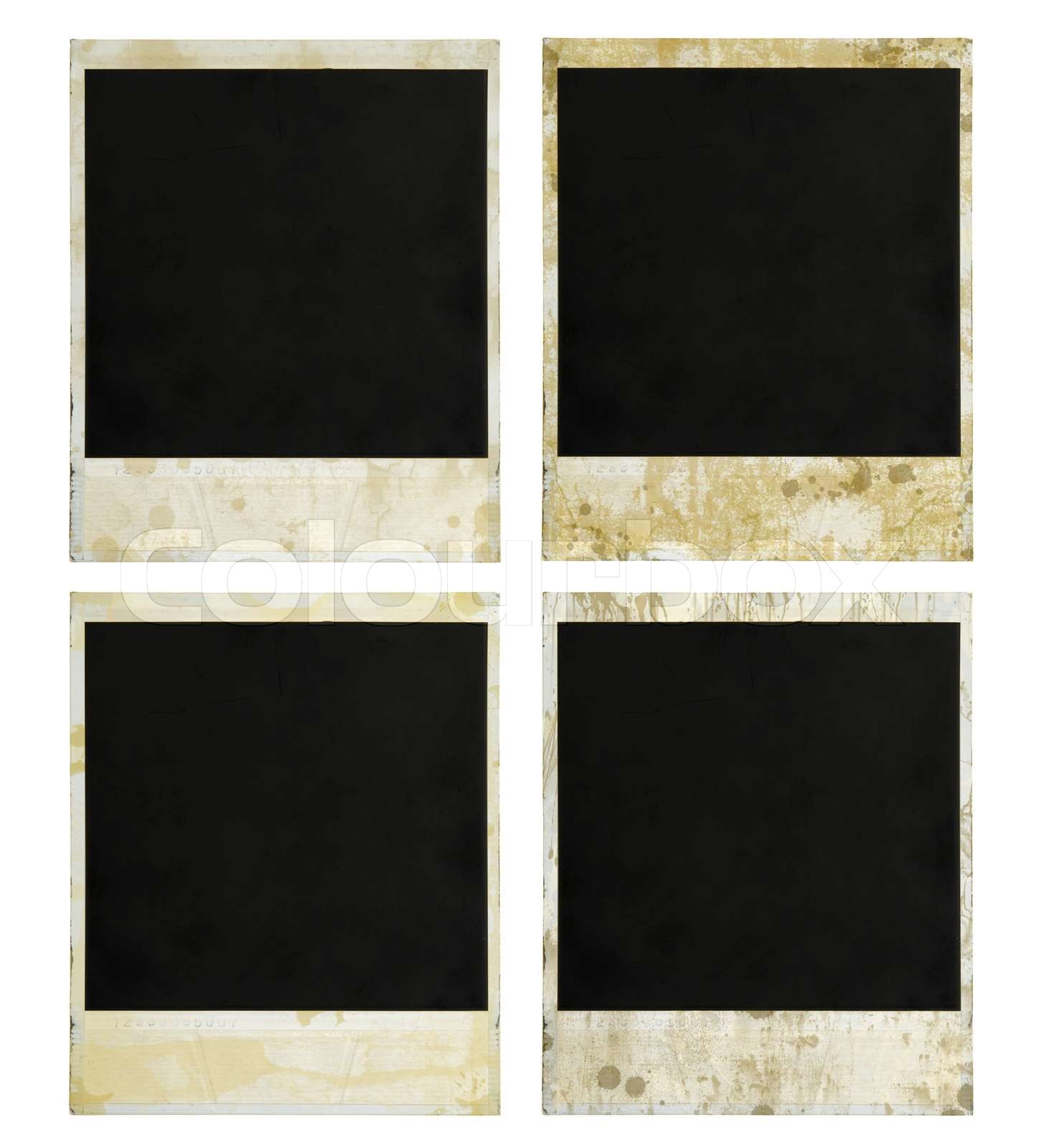 Camera Frame Set One. Isolated on white. | Stock image | Colourbox