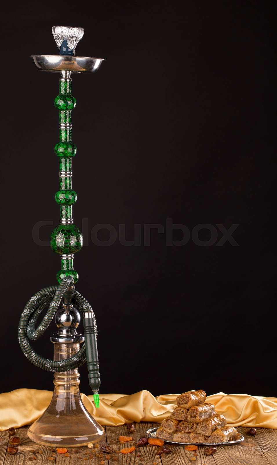 Exotic turkish hookah. | Stock image | Colourbox