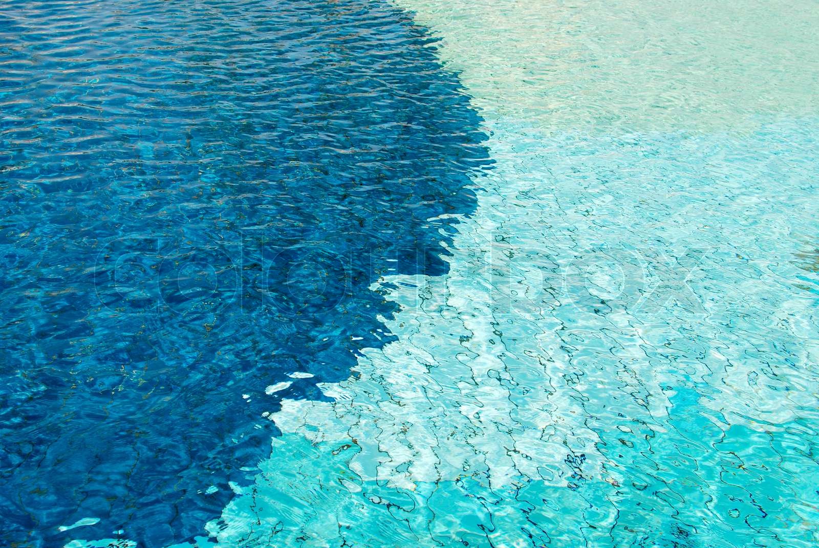 azure water in the pool | Stock image | Colourbox