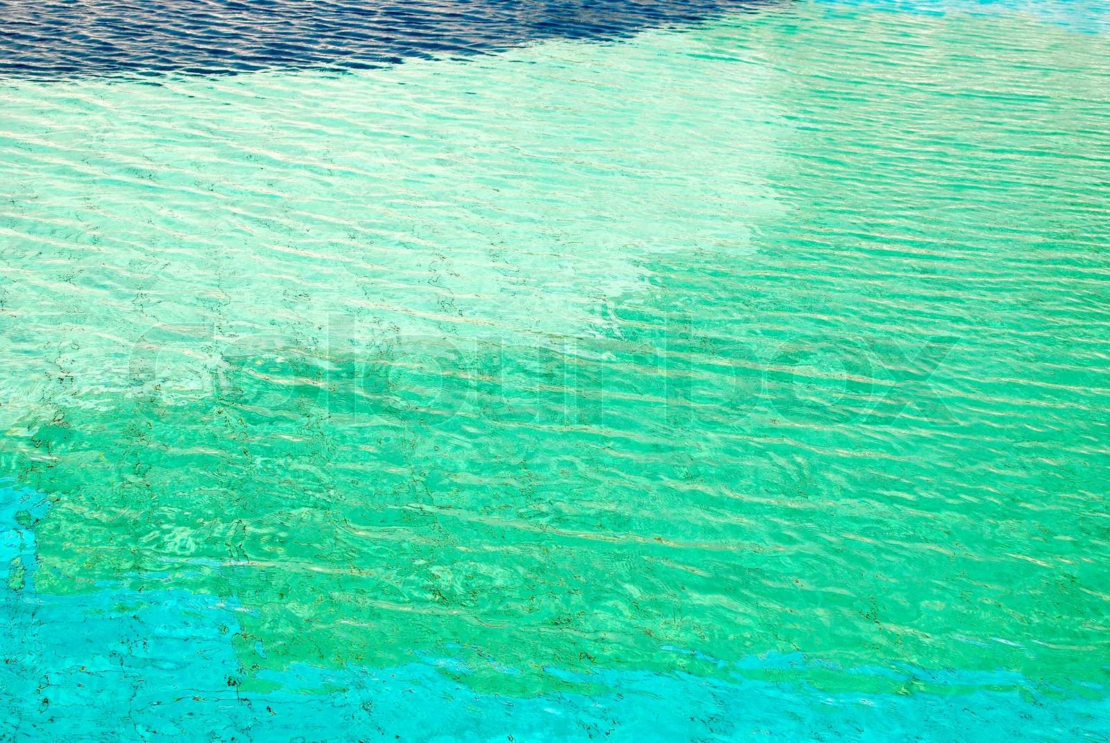 azure water in the pool | Stock image | Colourbox