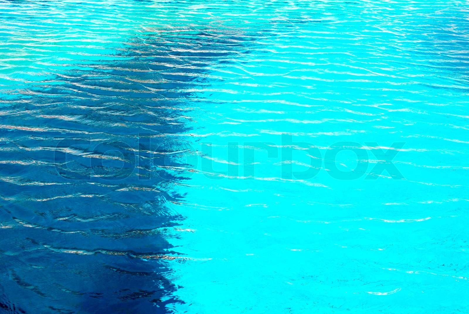 azure water in the pool | Stock image | Colourbox