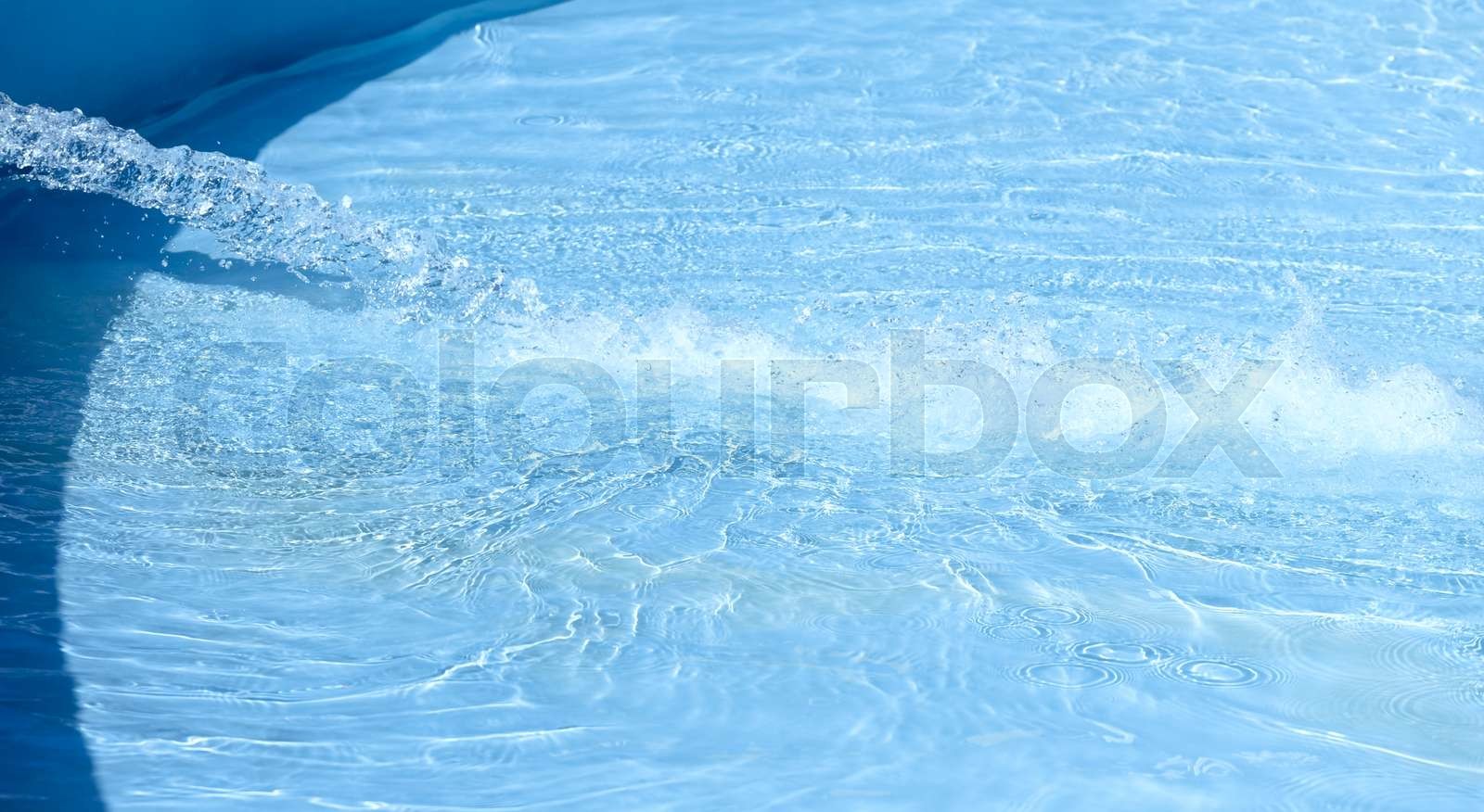 Swimming pool with clean water. - Stock Image - Everypixel