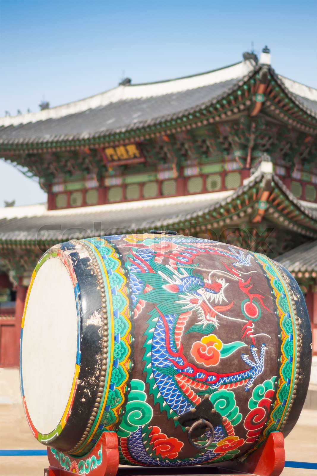 Korean traditional drum | Stock image | Colourbox