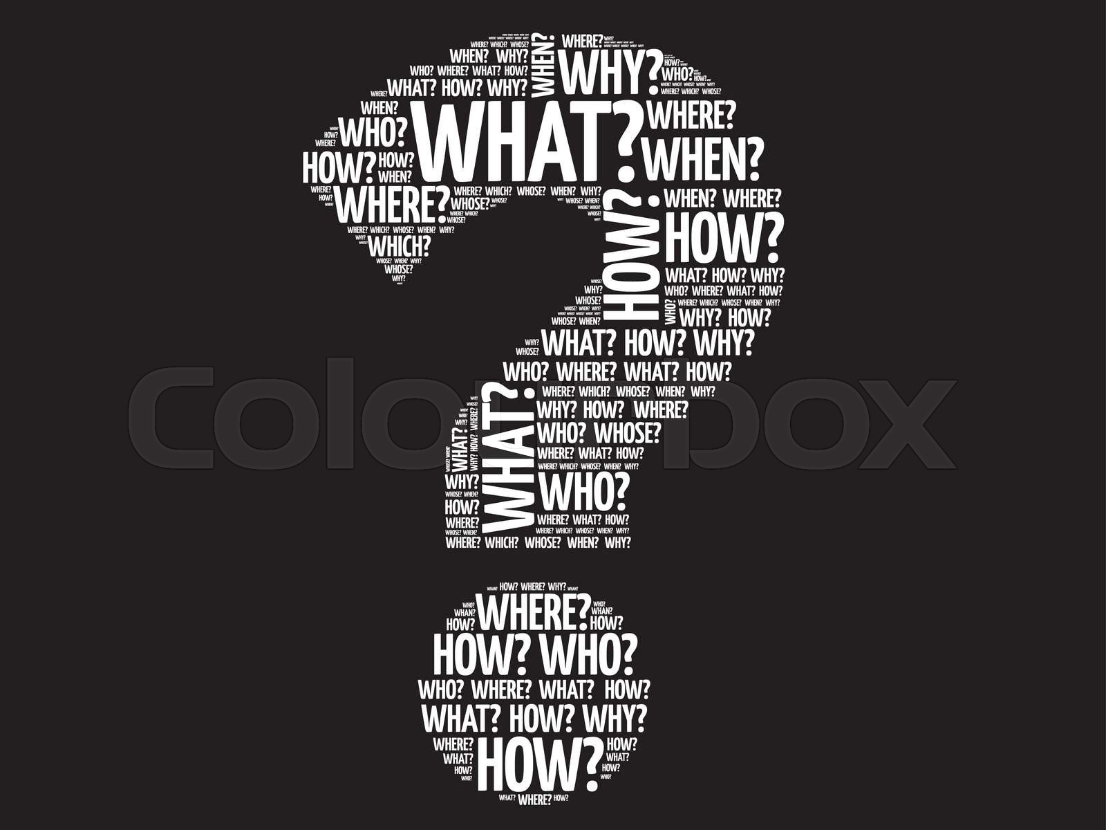 frage, zeichen, icon | Stock-Vektor | Colourbox