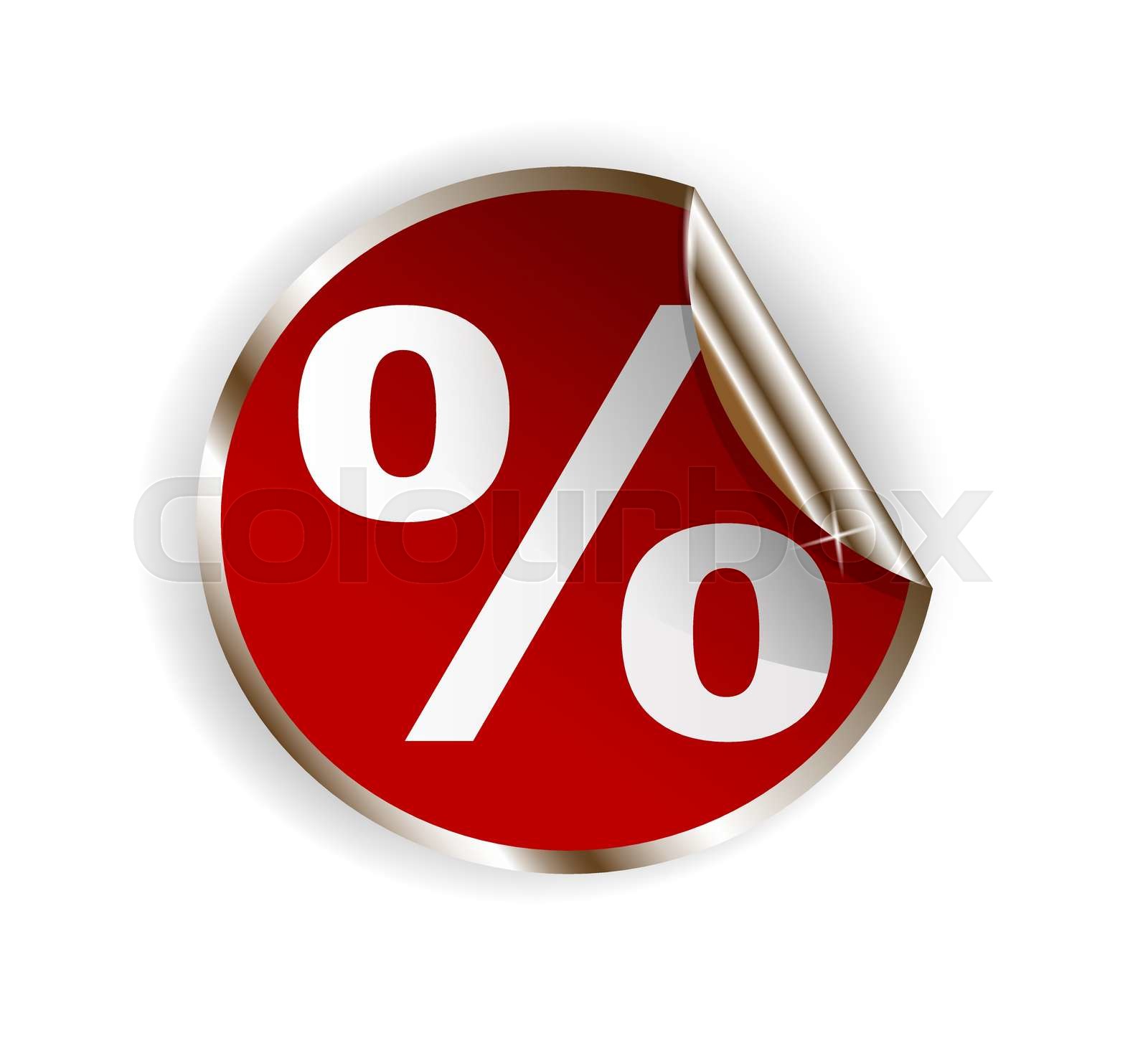 red oval sale tag | Stock vector | Colourbox