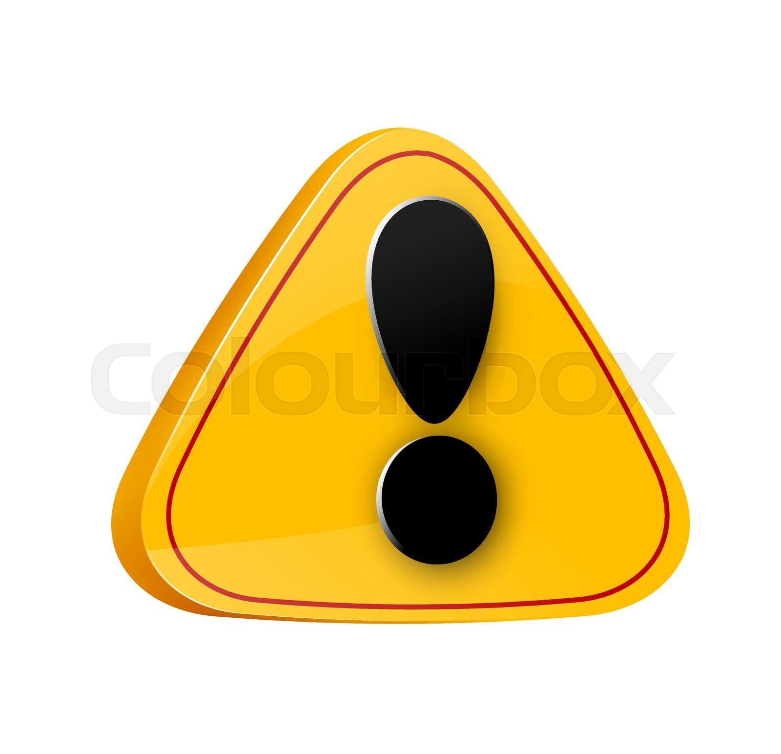 Attention icon. | Stock vector | Colourbox