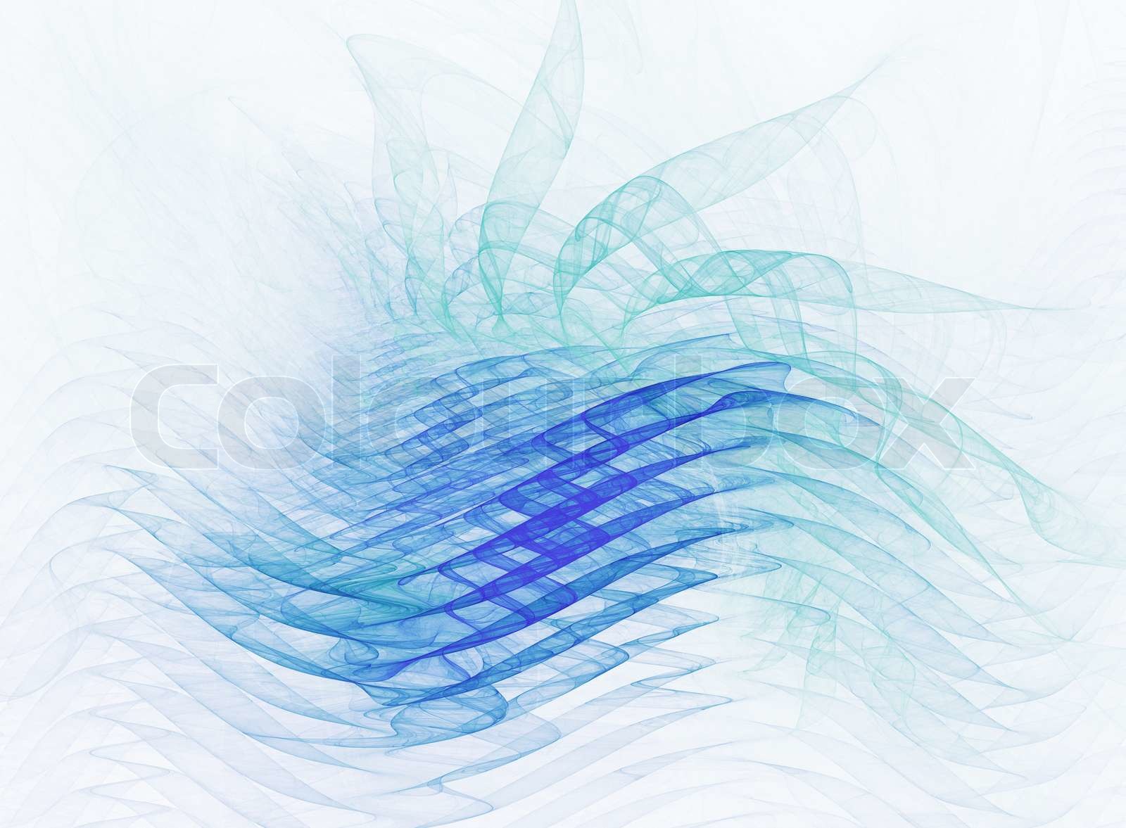 cool waveforms - abstract rendered theme for your project | Stock image ...