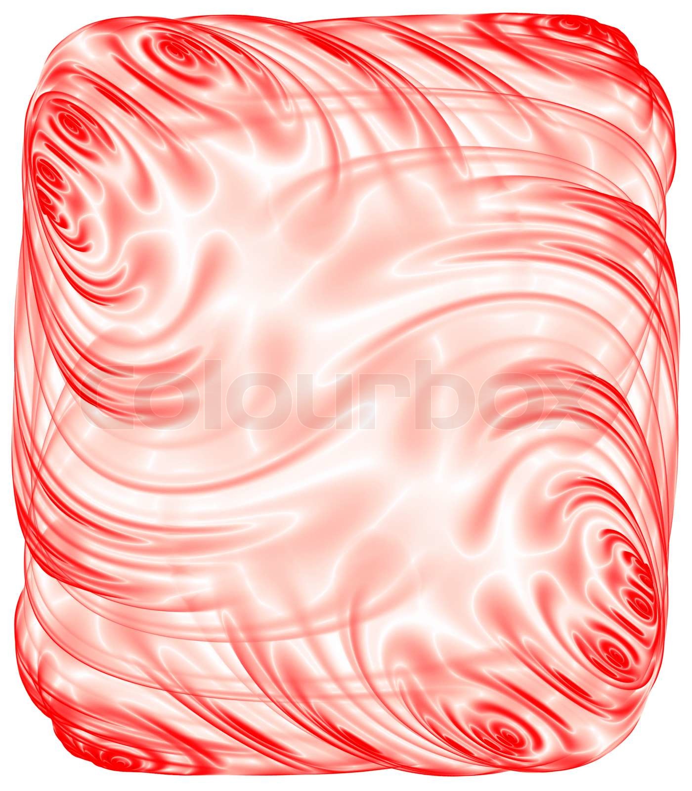 red abstract frame for your project. hq render | Stock image | Colourbox