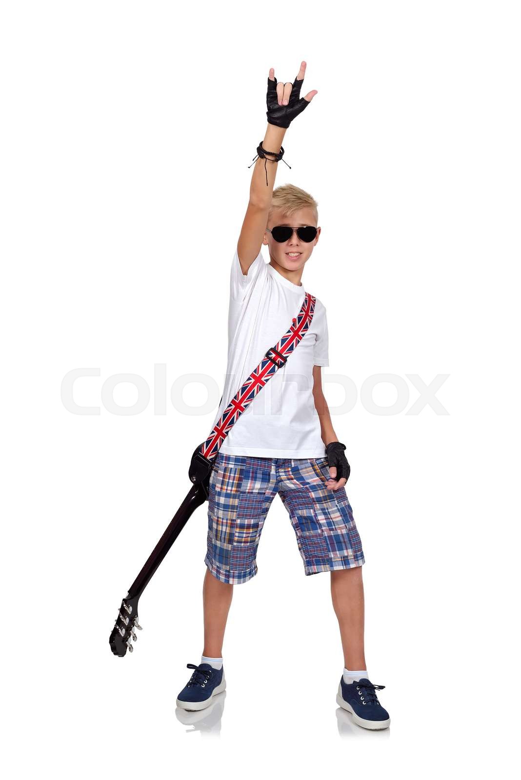 rocker boy | Stock image | Colourbox
