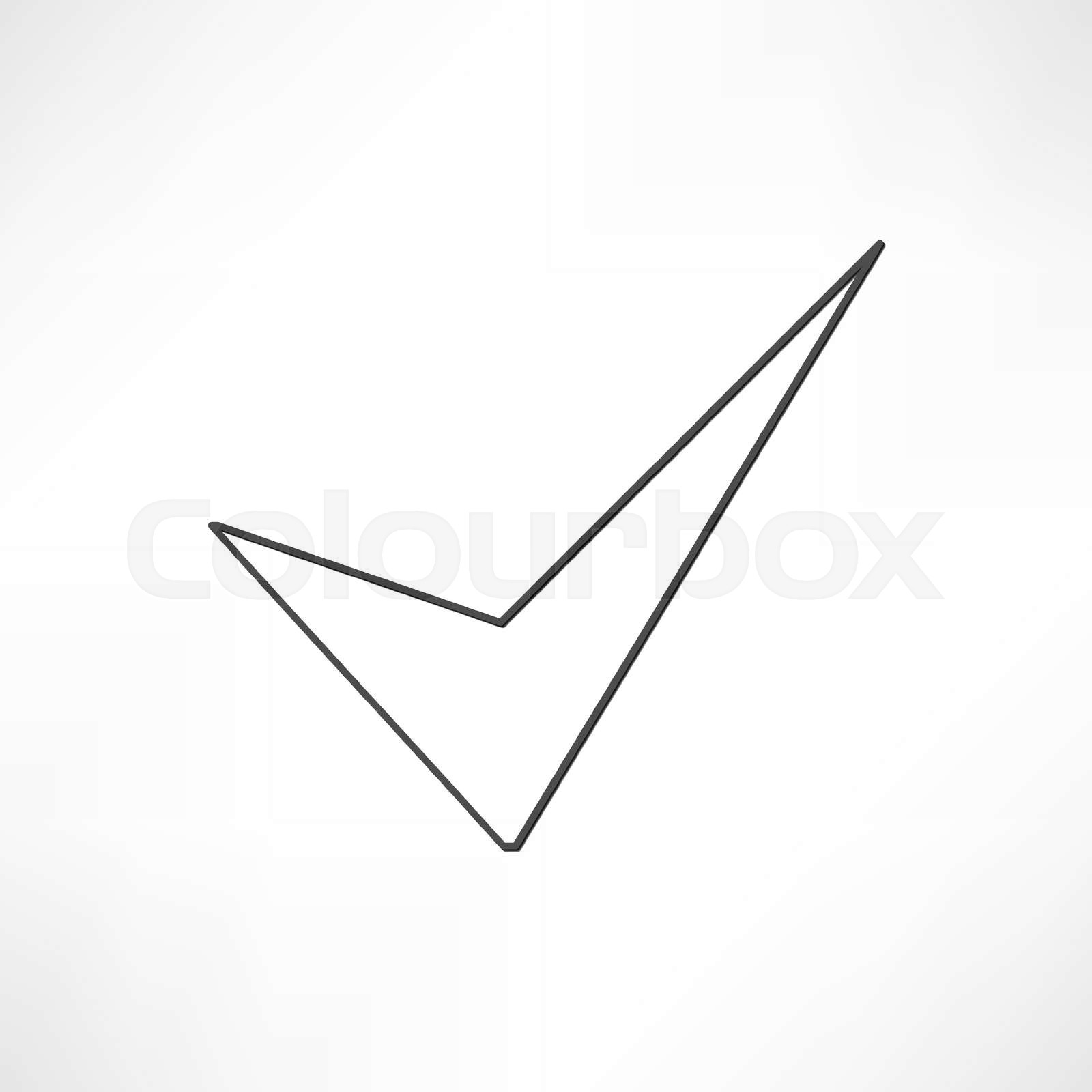 check mark | Stock vector | Colourbox