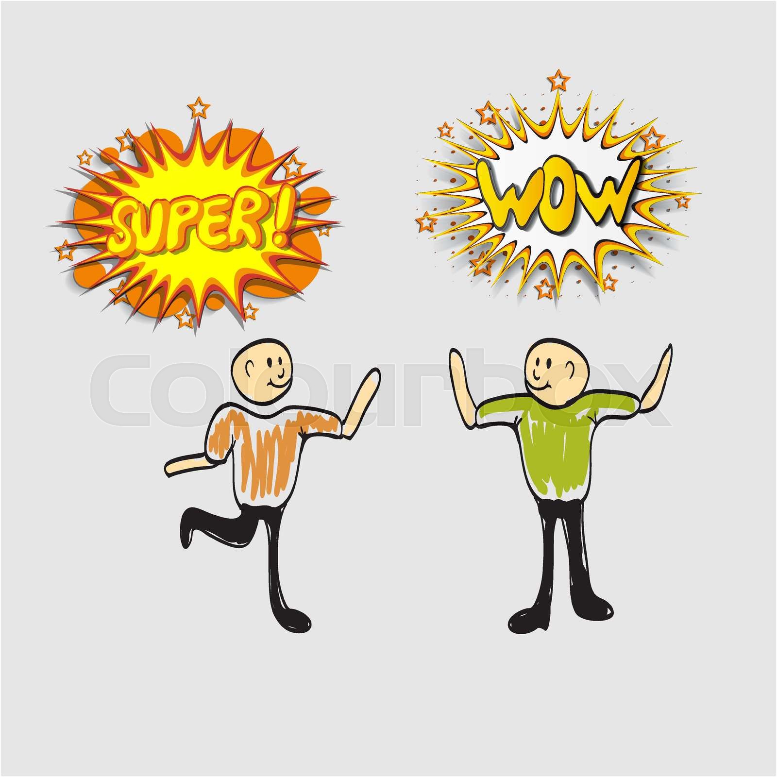 crazy | Stock vector | Colourbox