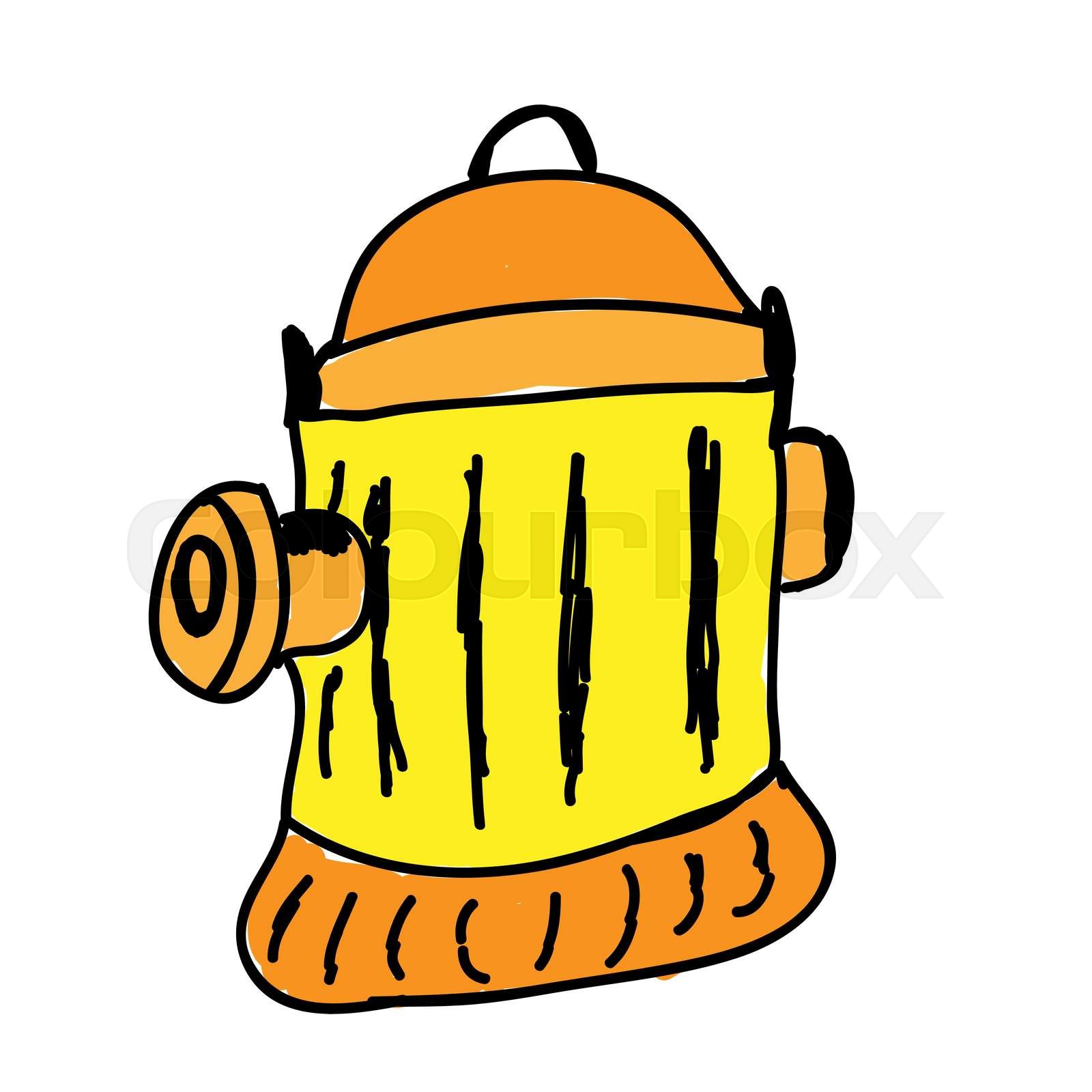 fire hydrant cartoon | Stock vector | Colourbox