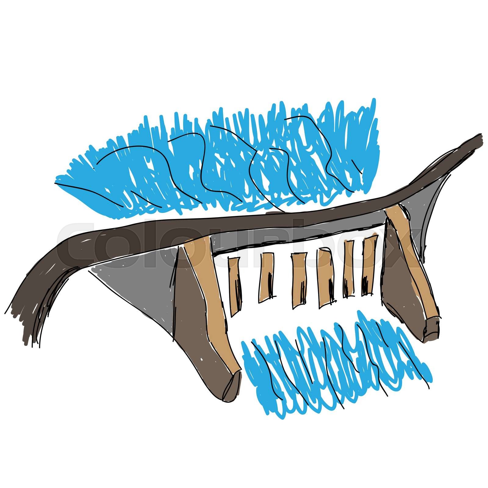 Water Dam vector image | Stock vector | Colourbox