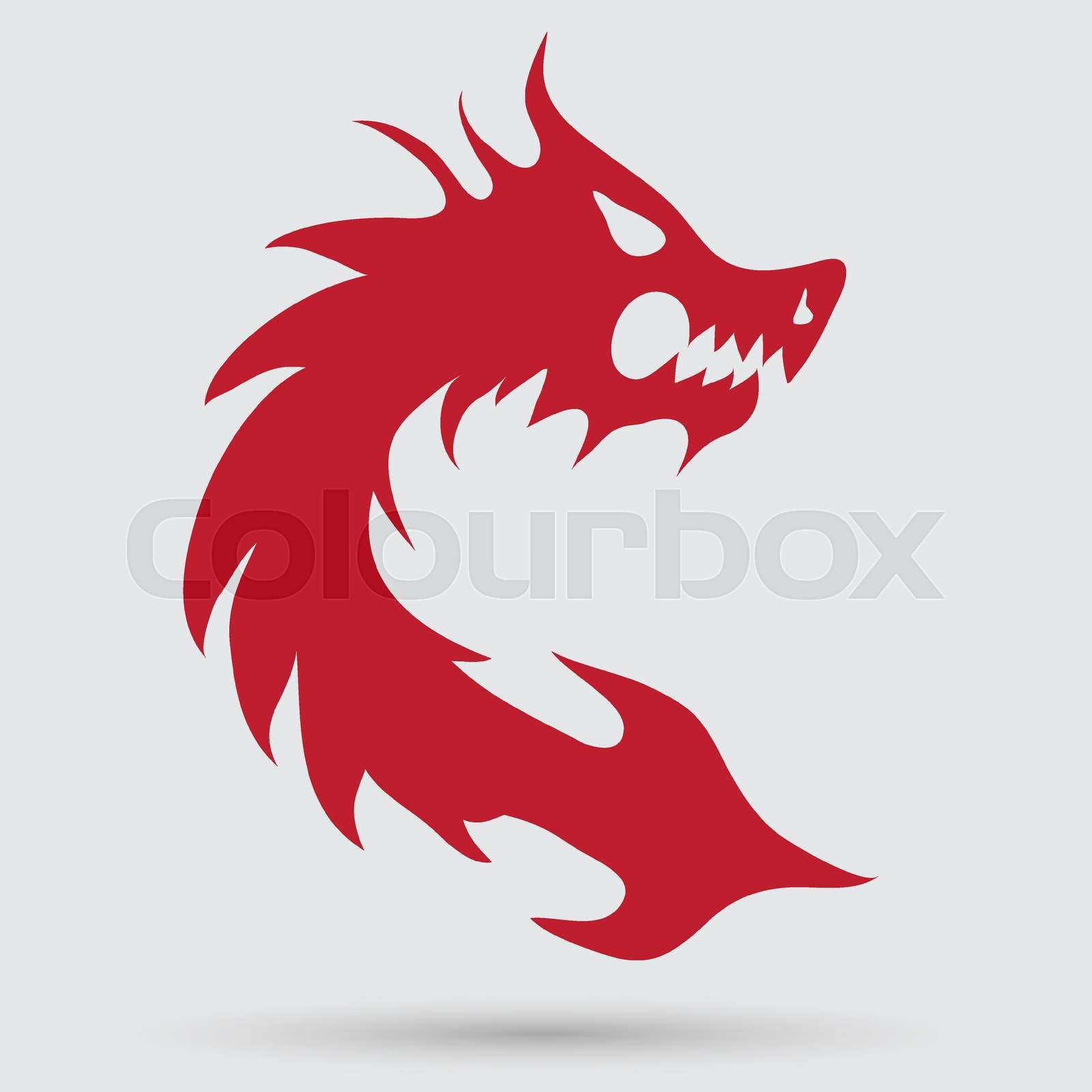 dragon icon | Stock vector | Colourbox