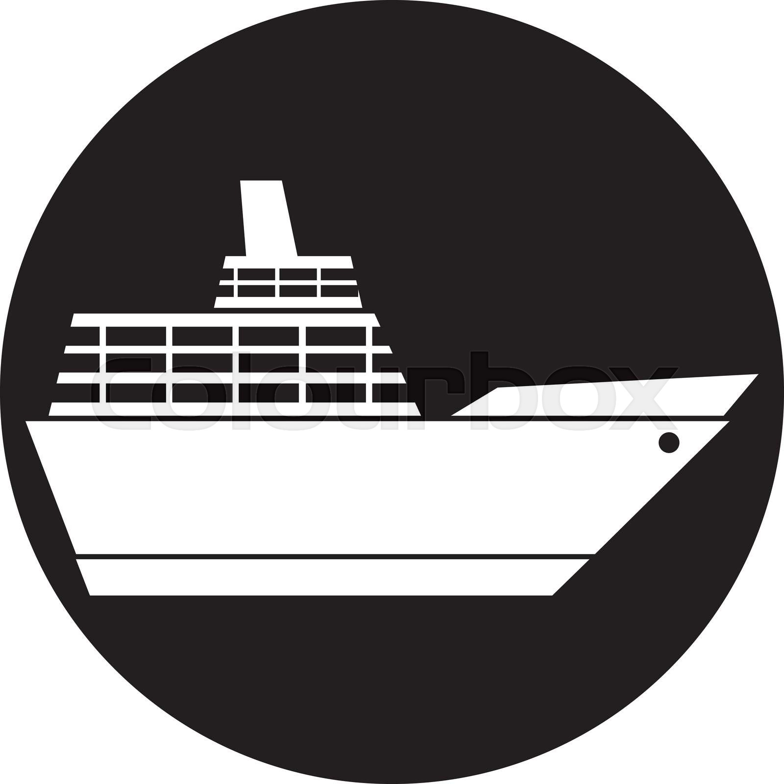 Ship icon | Stock vector | Colourbox