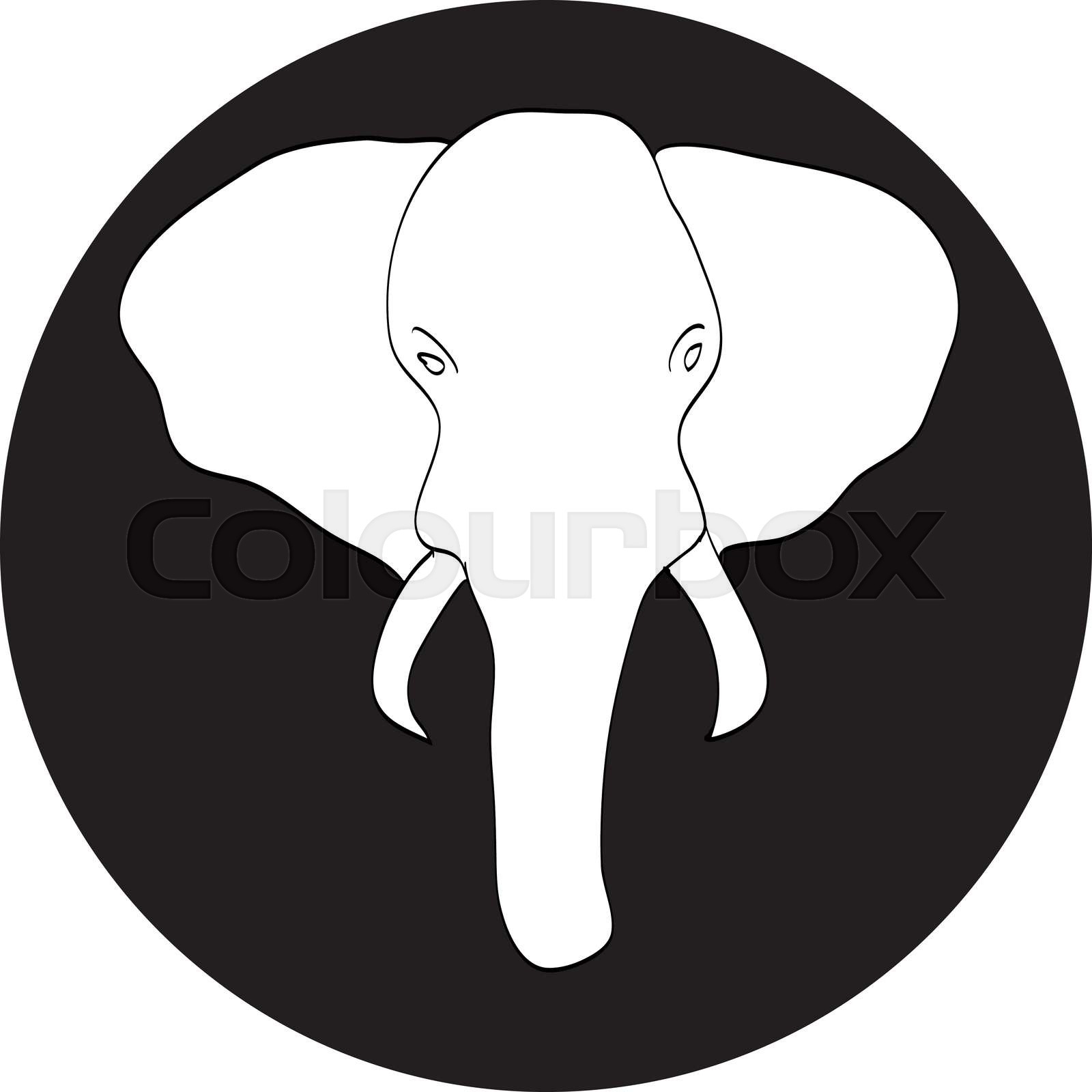 Elephant icon | Stock vector | Colourbox