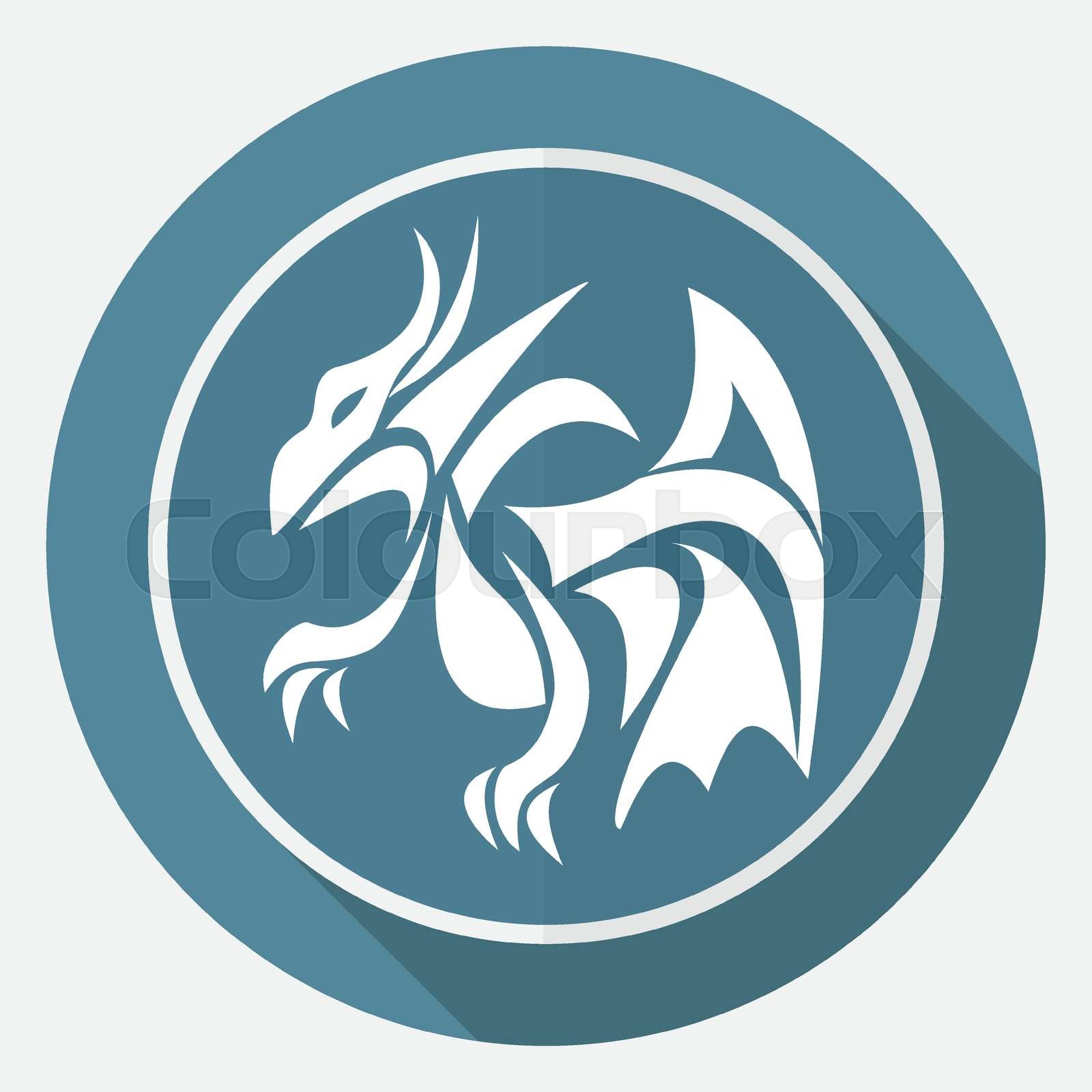dragon icon | Stock vector | Colourbox