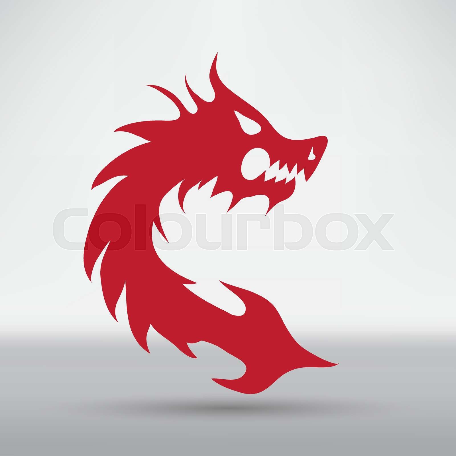 dragon icon | Stock vector | Colourbox