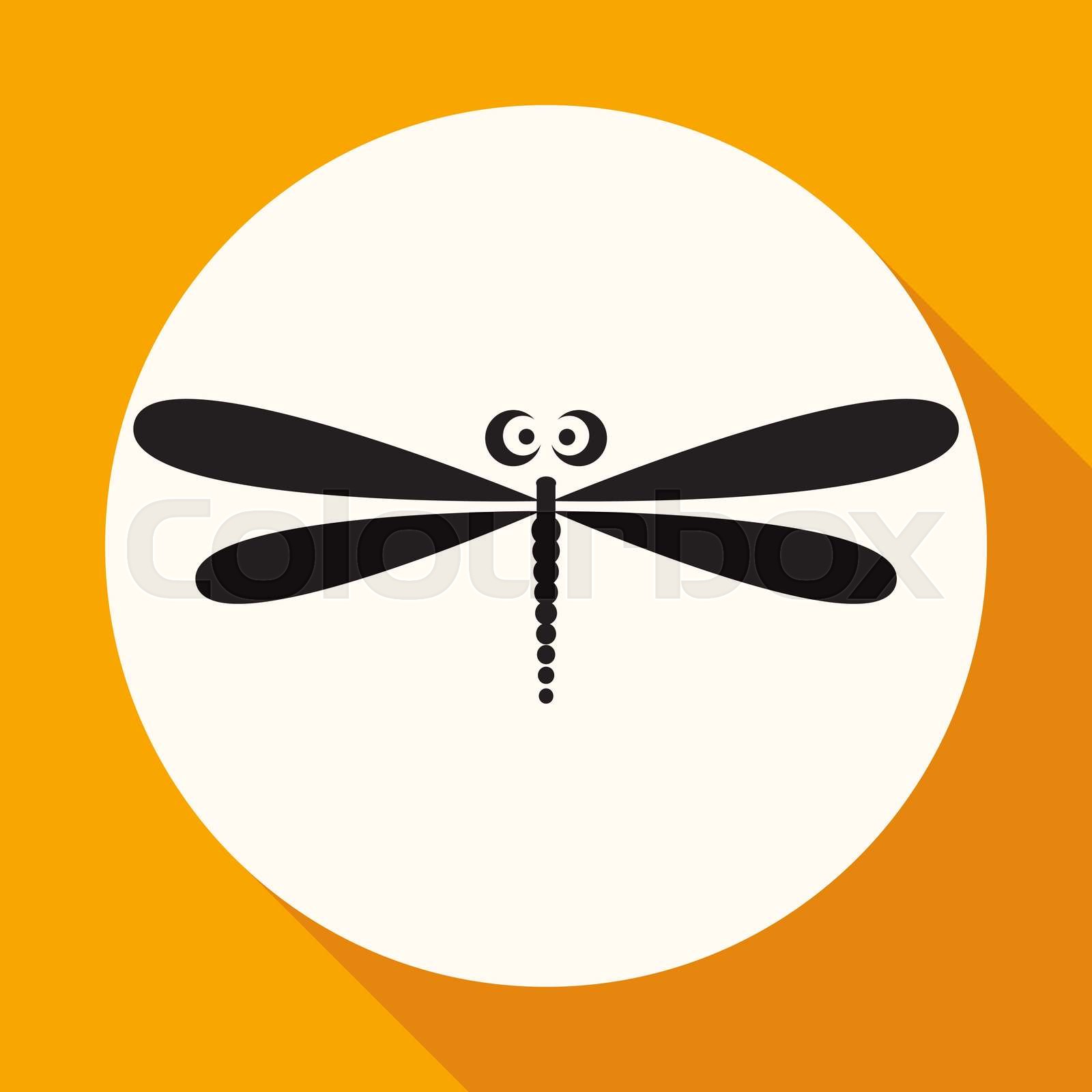 Dragonfly icon | Stock vector | Colourbox