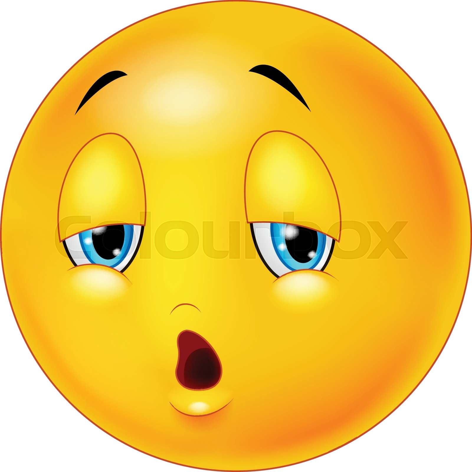 forvirret, emoticon, smiley | Stock vektor | Colourbox