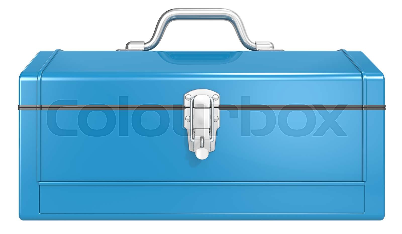 Blue Toolbox. | Stock image | Colourbox