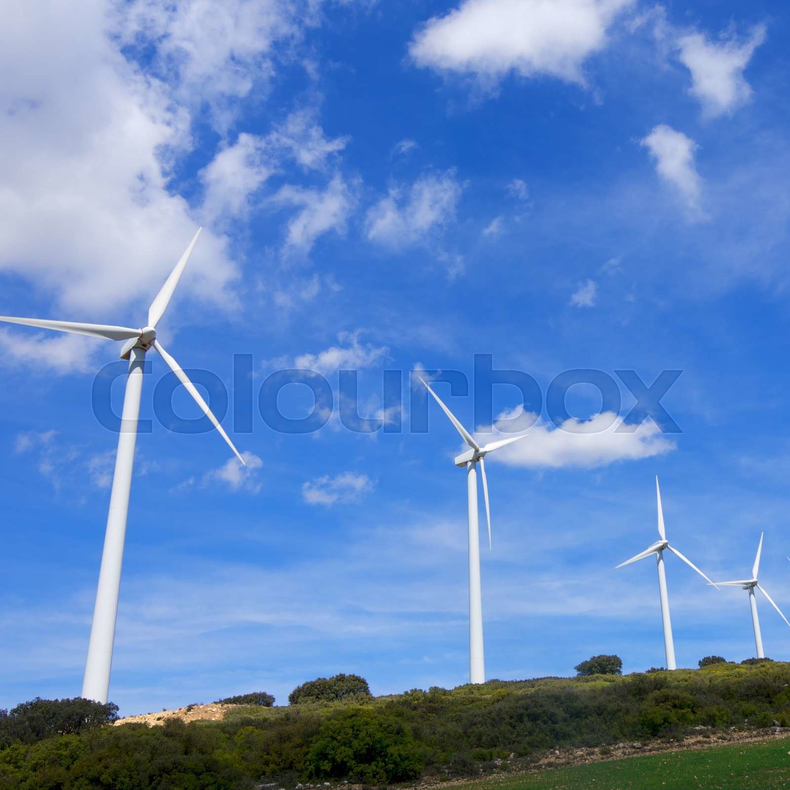wind energy | Stock image | Colourbox