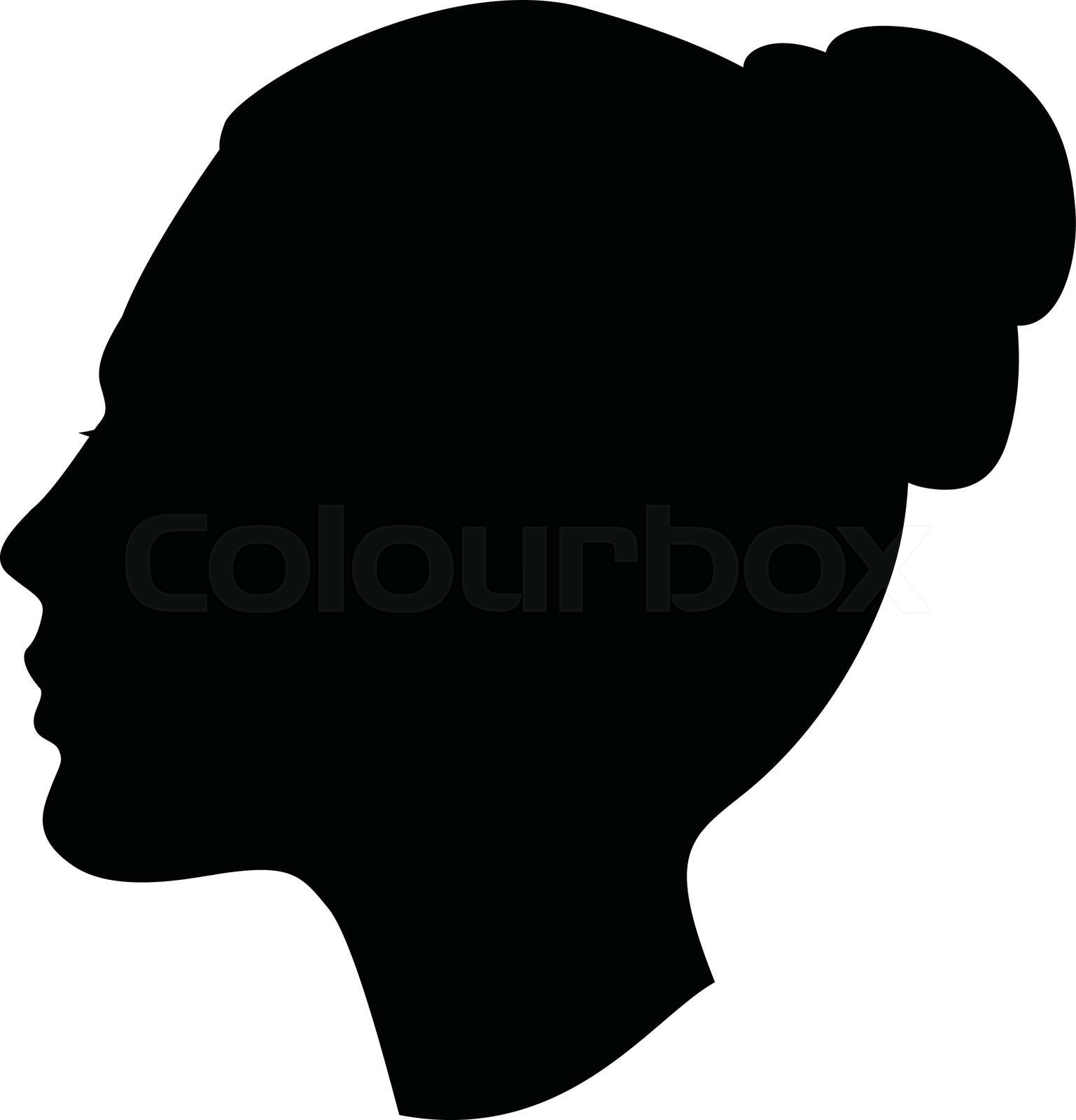 Woman head | Stock vector | Colourbox