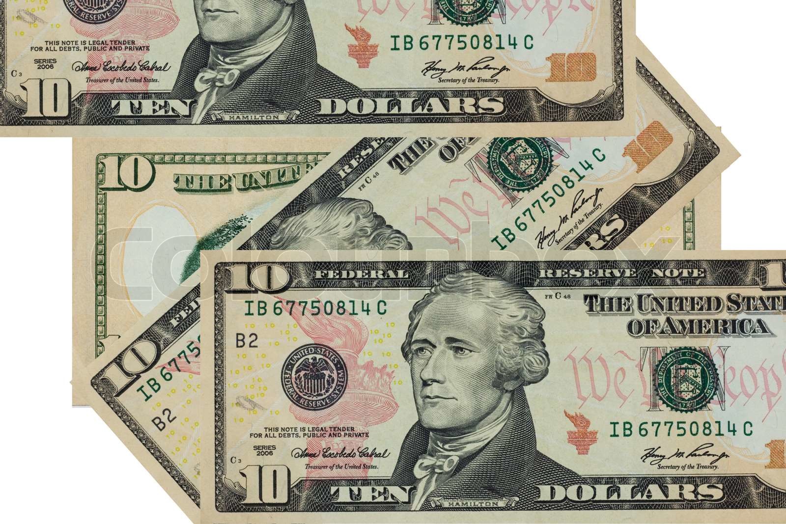 ten dollar | Stock image | Colourbox