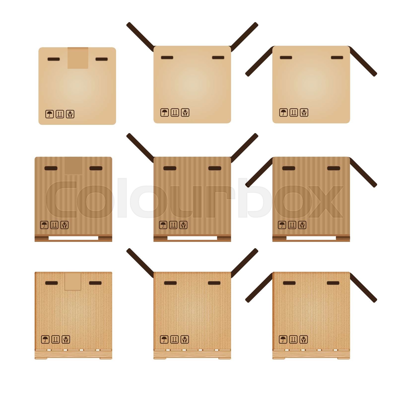 Carton | Stock vector | Colourbox