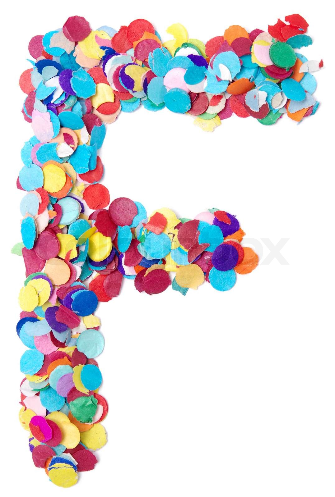 decorative letter F | Stock image | Colourbox