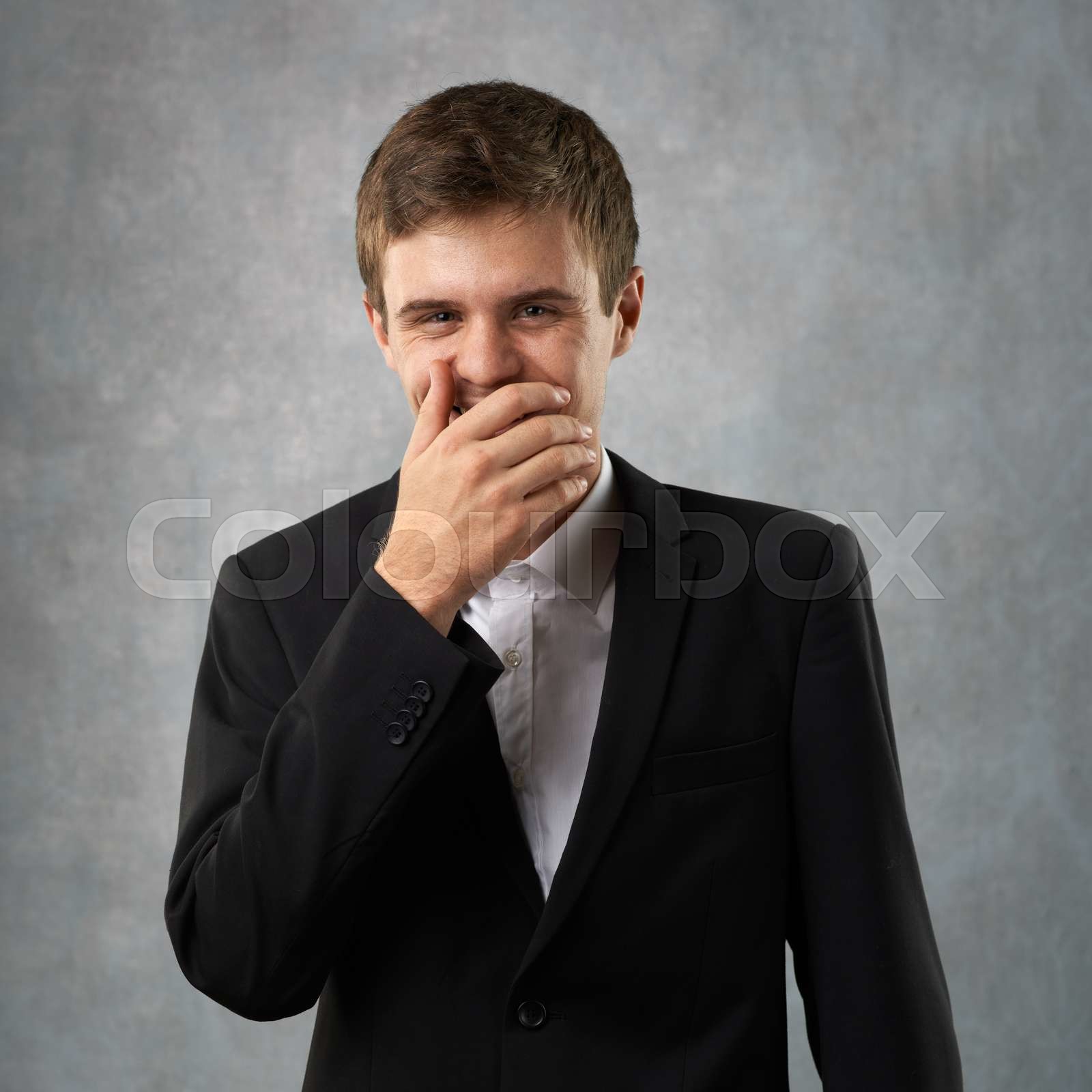 man is loughing and smile | Stock image | Colourbox