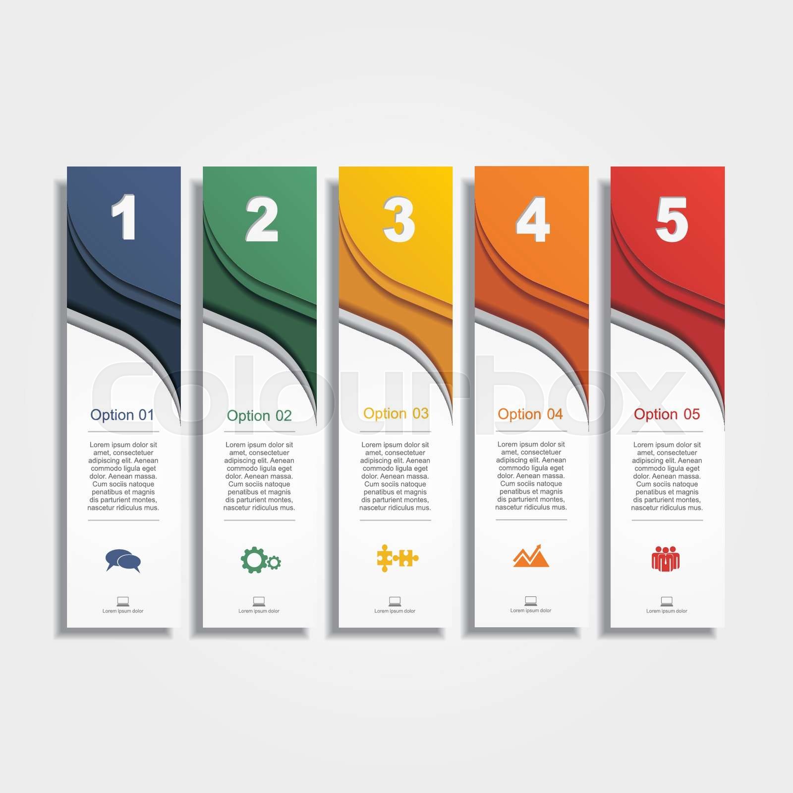 Infographic report template layout. Vector illustration | Stock vector ...