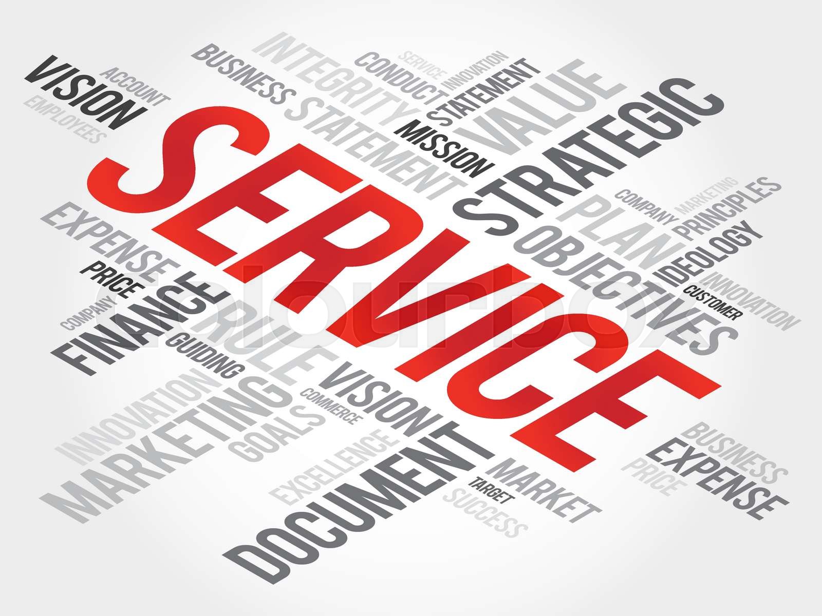 Service | Stock vector | Colourbox