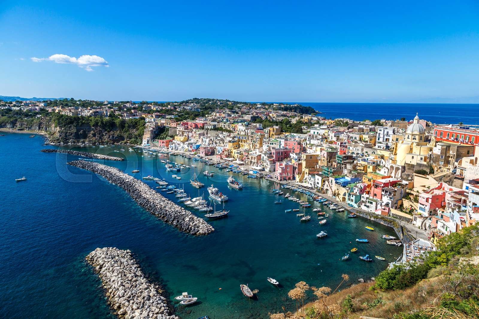 Procida island in Italy | Stock image | Colourbox