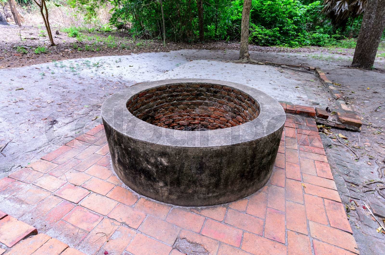 Public deep wells for use waterground. | Stock image | Colourbox