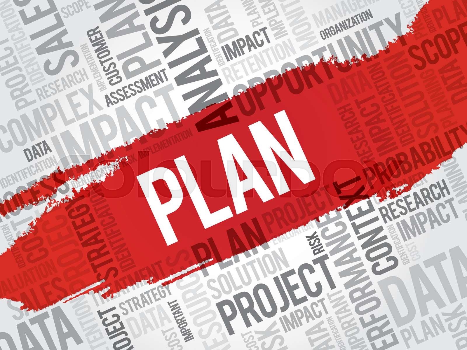 Plan Stock Vector Colourbox