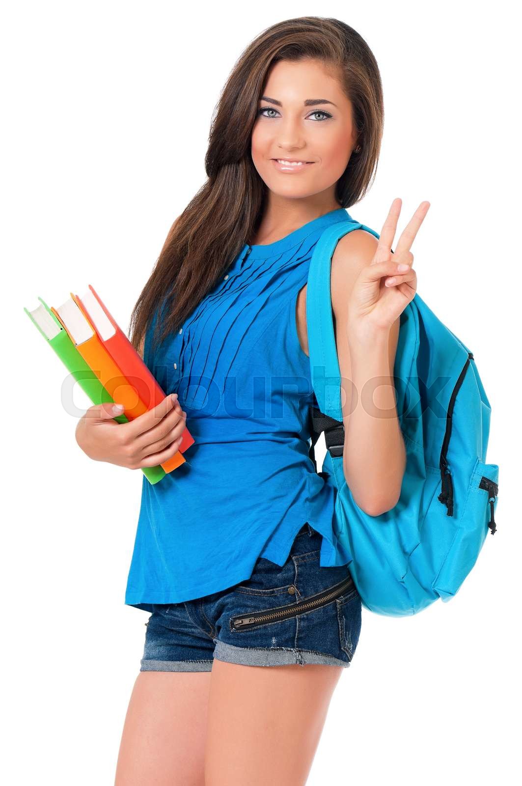 Student girl | Stock image | Colourbox