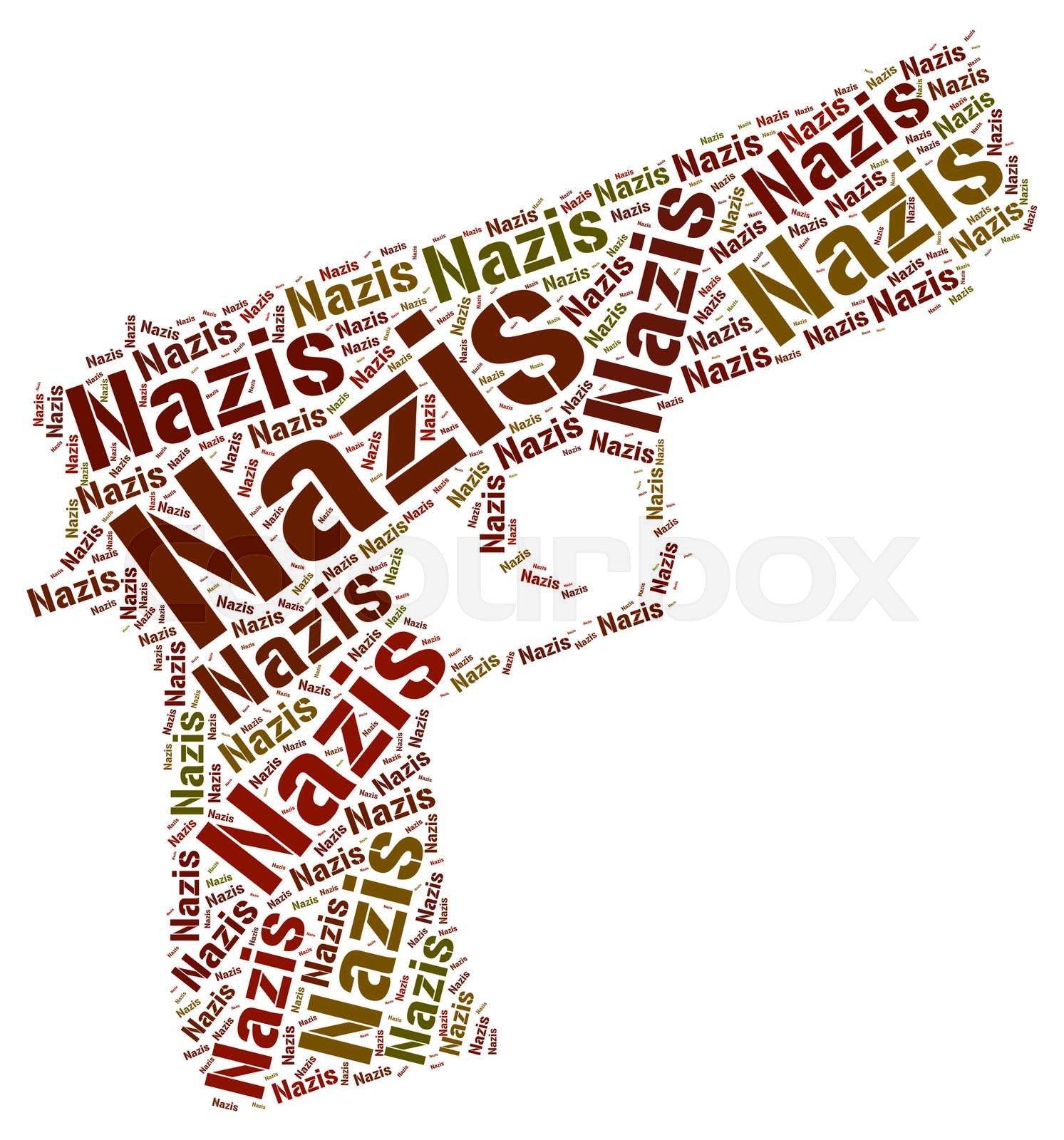 Nazis Word Means National Socialism And Hitlerism | Stock image | Colourbox