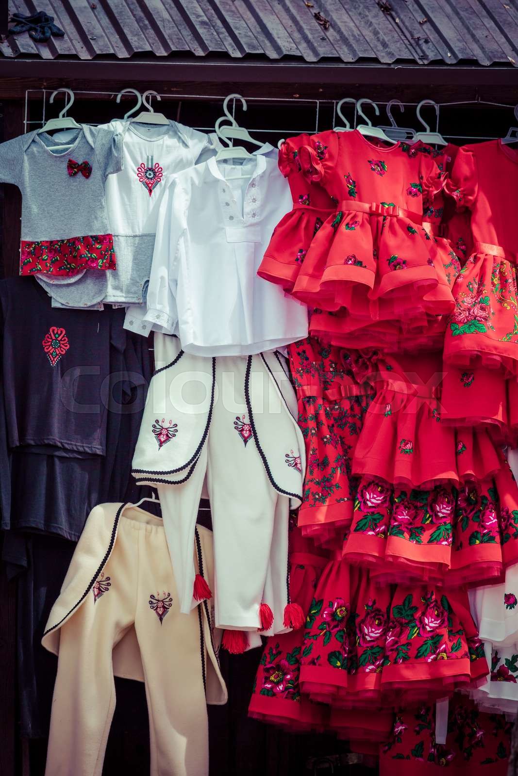 Traditional clothes in Zakopane, Poland. | Stock image | Colourbox