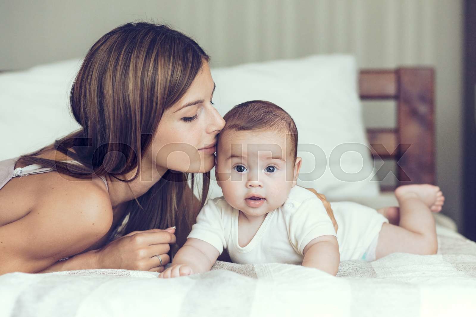 Mama with baby | Stock image | Colourbox