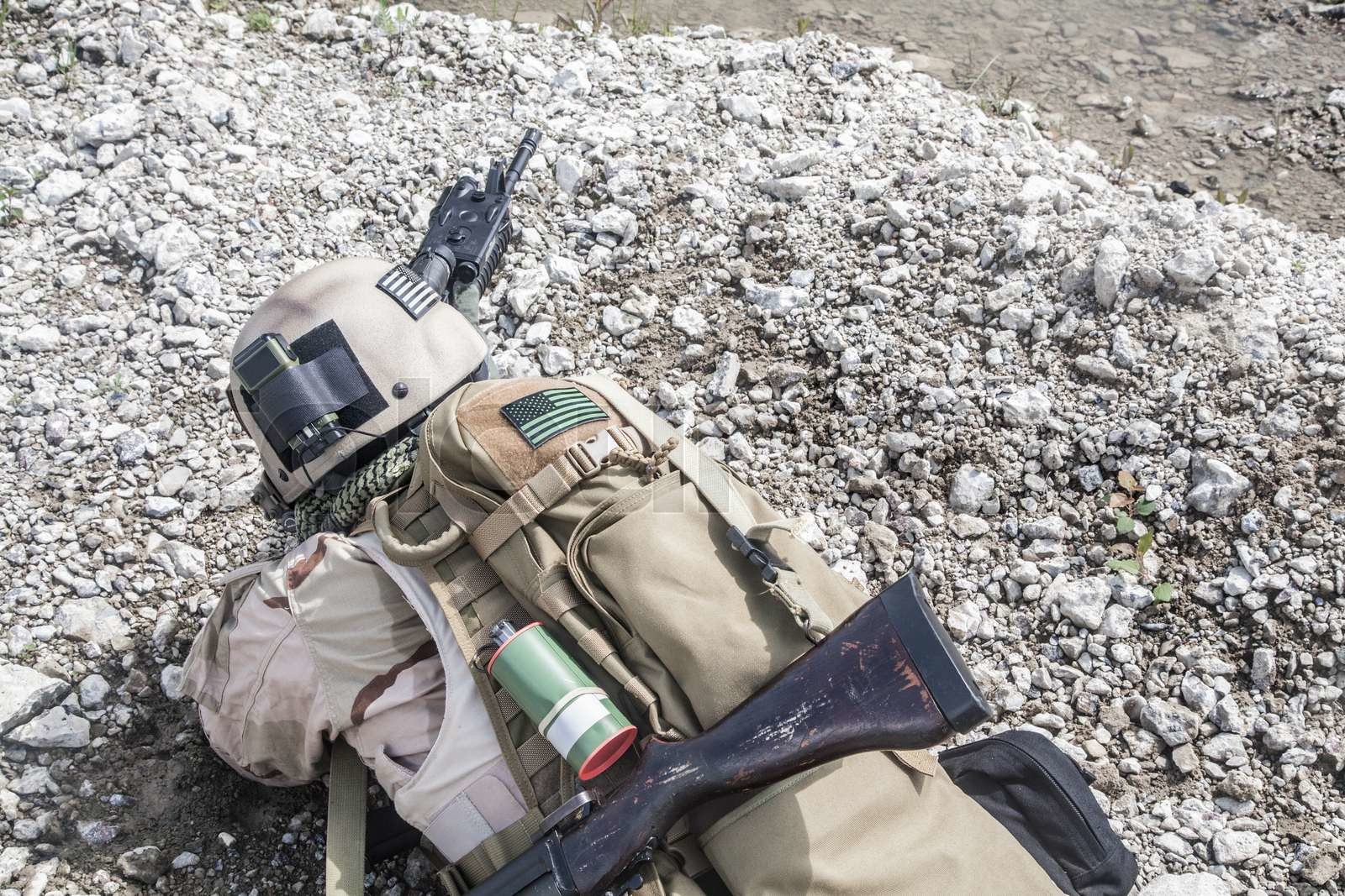Navy SEAL in action | Stock image | Colourbox