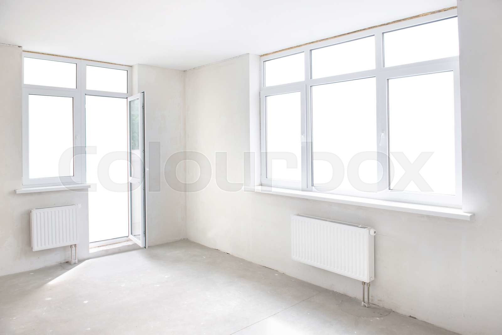 White room with window | Stock image | Colourbox