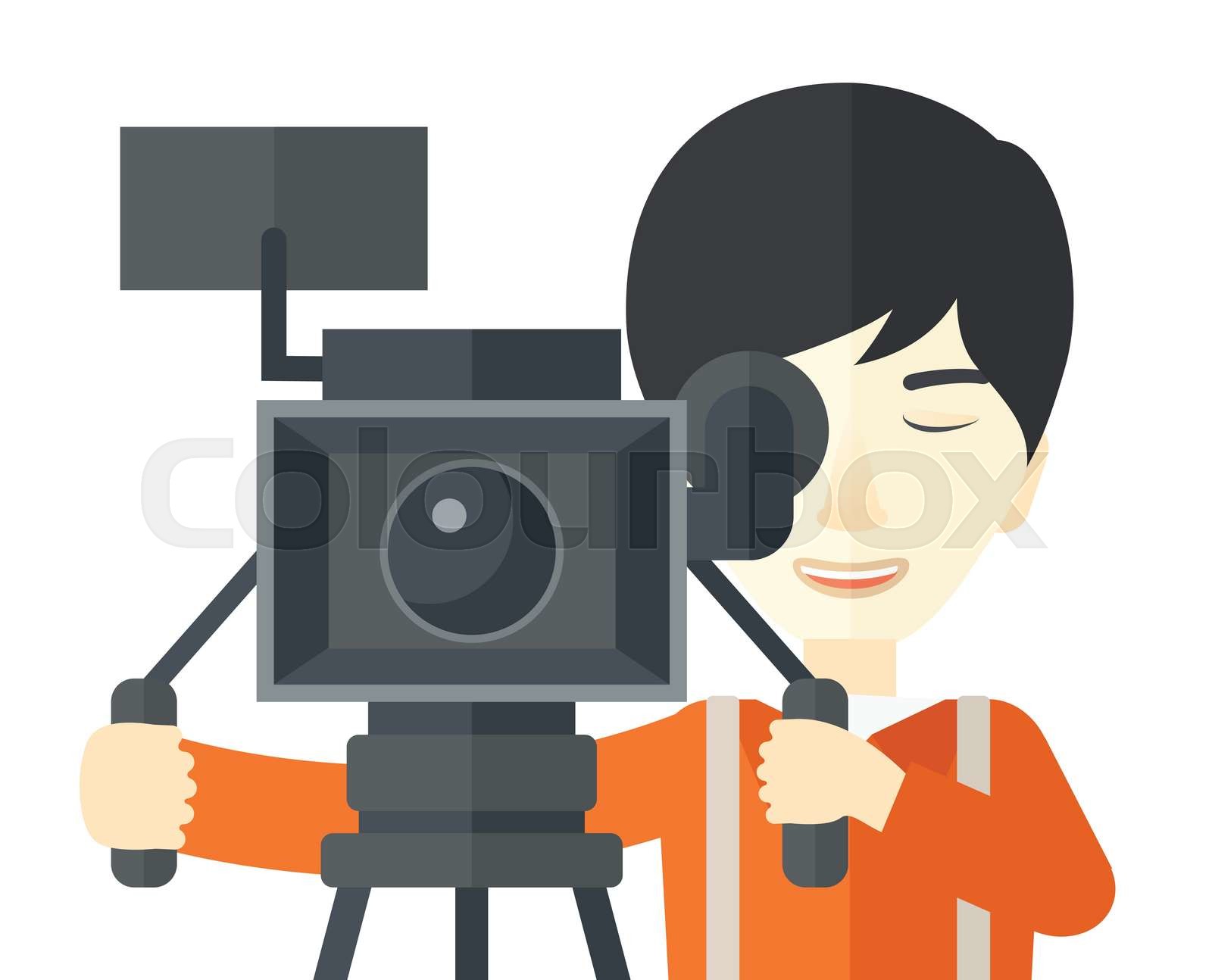 Cameraman. | Stock vector | Colourbox