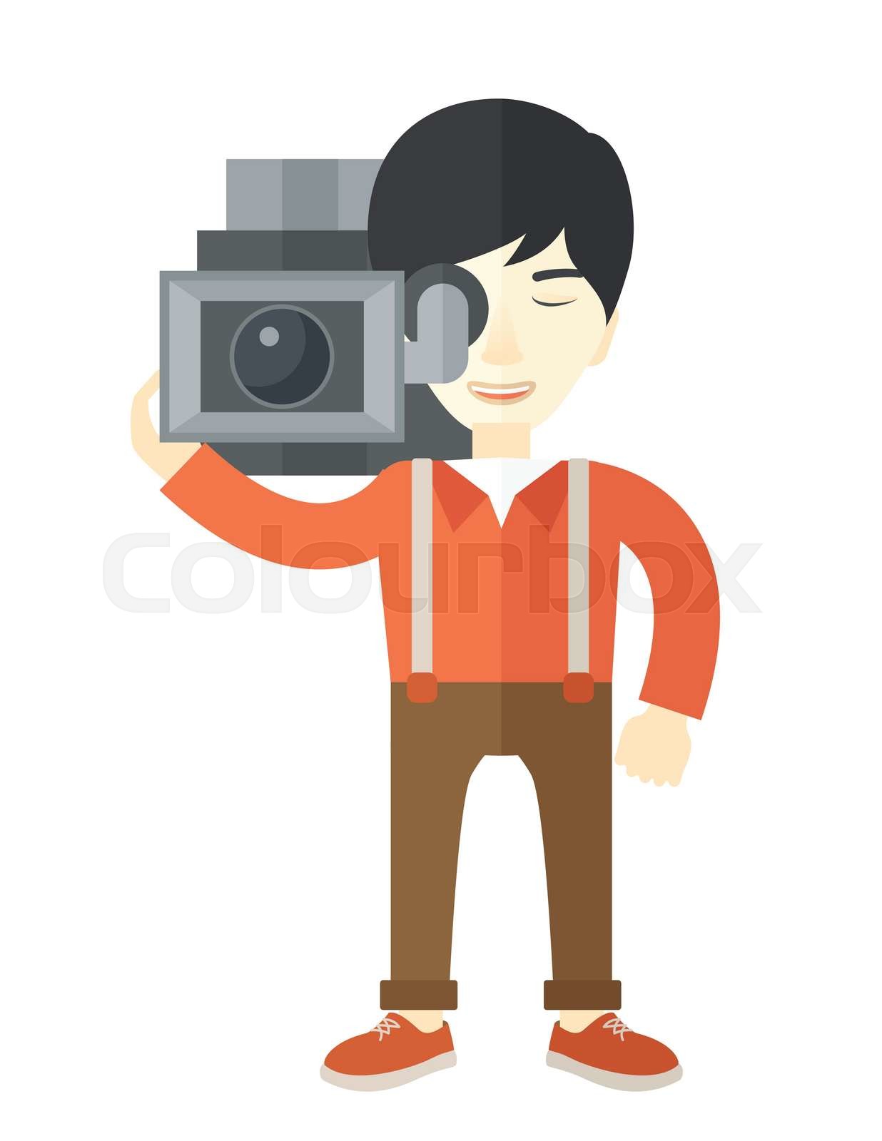 Cameraman. | Stock vector | Colourbox