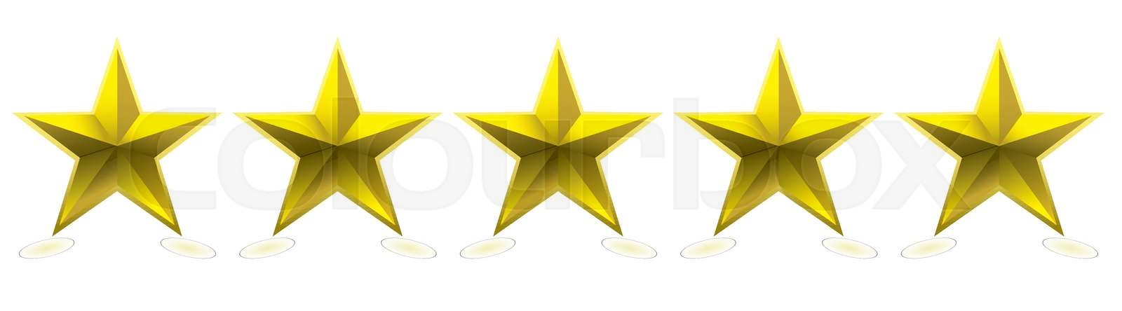 stjerne, illustration, belønning | Stock vektor | Colourbox