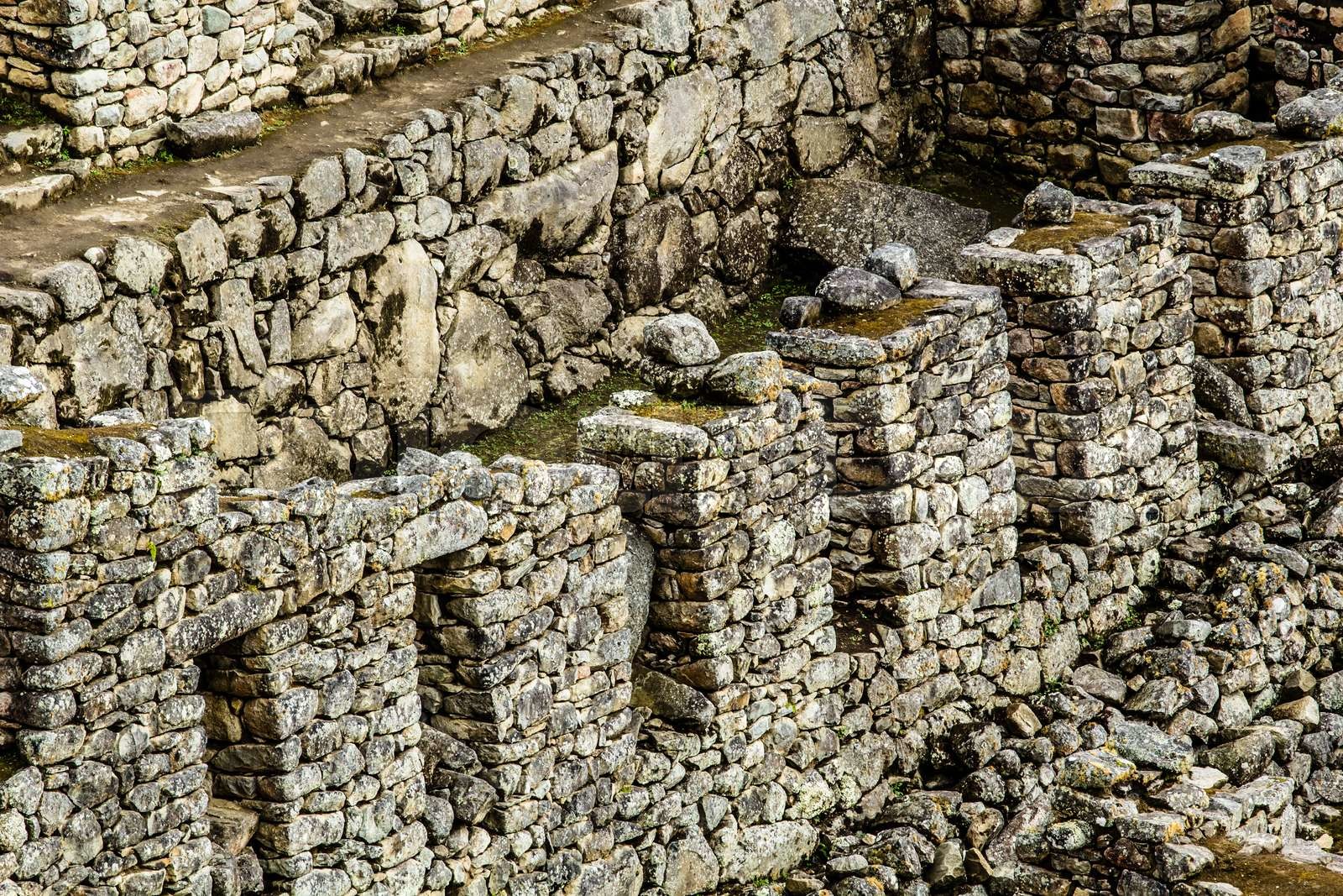 Machu Picchu, the ancient Inca city in the Andes, Peru | Stock image ...